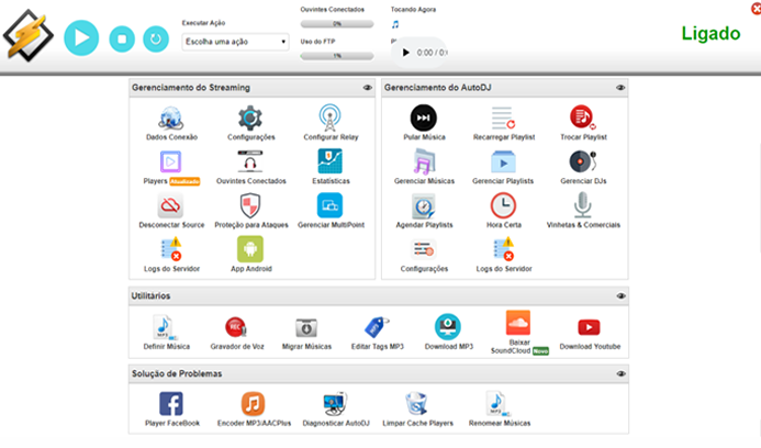 Webservic - Planos STREAMING MP3 e AACPLUS - HOSPEDAGEM DE SITES ...